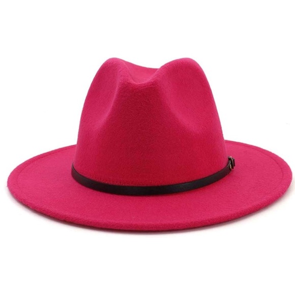 Accessories | Rose Pink Womans Stylish Fedora Hat Nwt | Poshmark